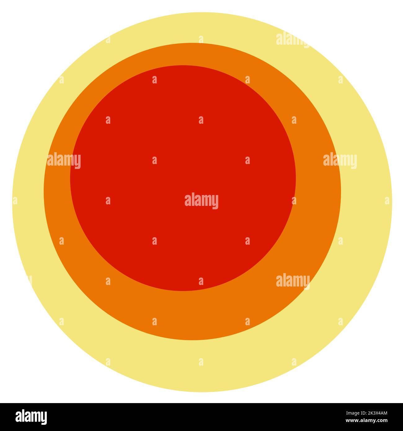 Flat sun icon in cartoon flat style. Sunlight symbol. Vector ...