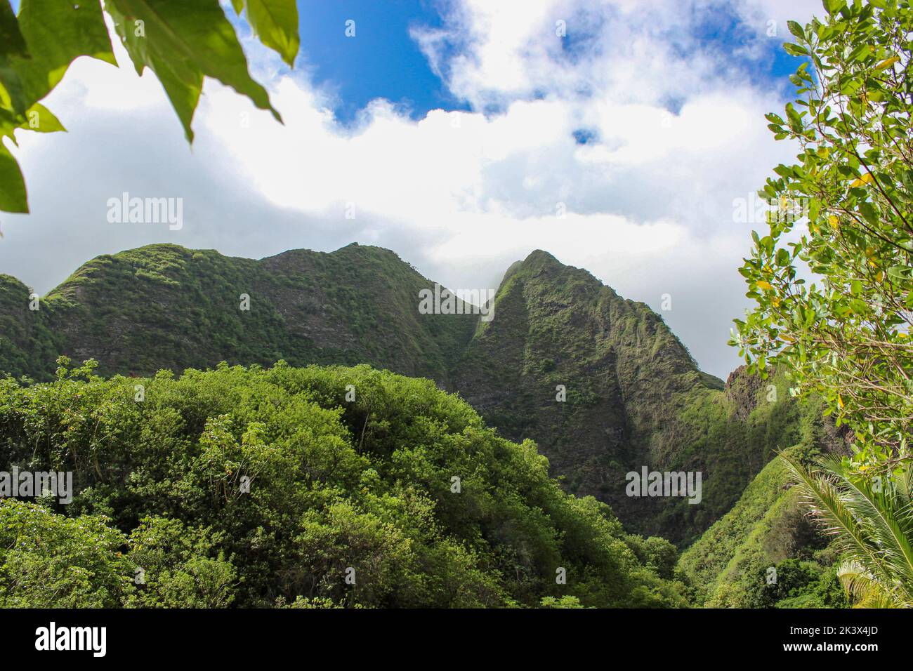 Island Mountain Scenery Stock Photo - Alamy