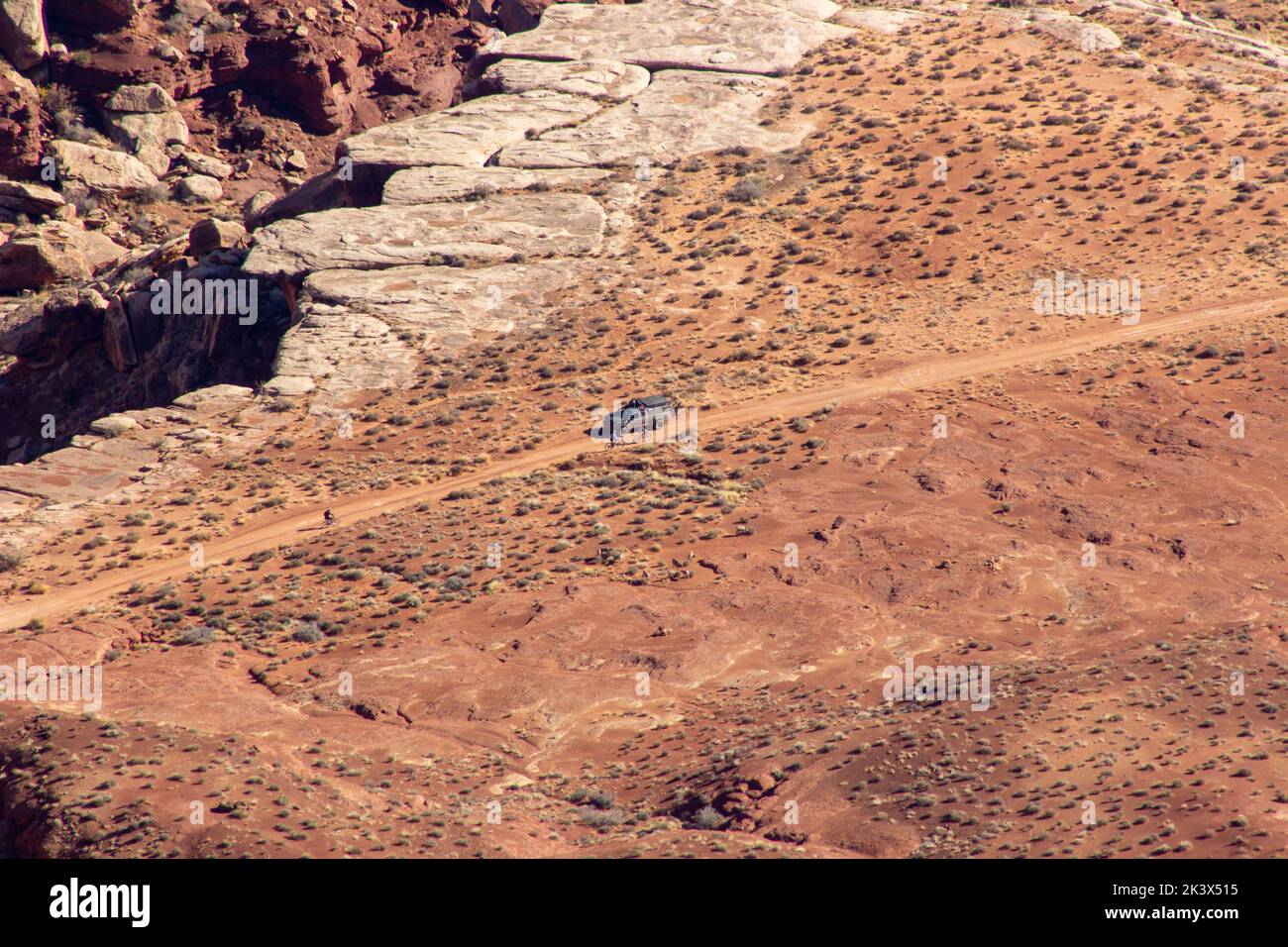 Desert Road in Utah Stock Photo - Alamy