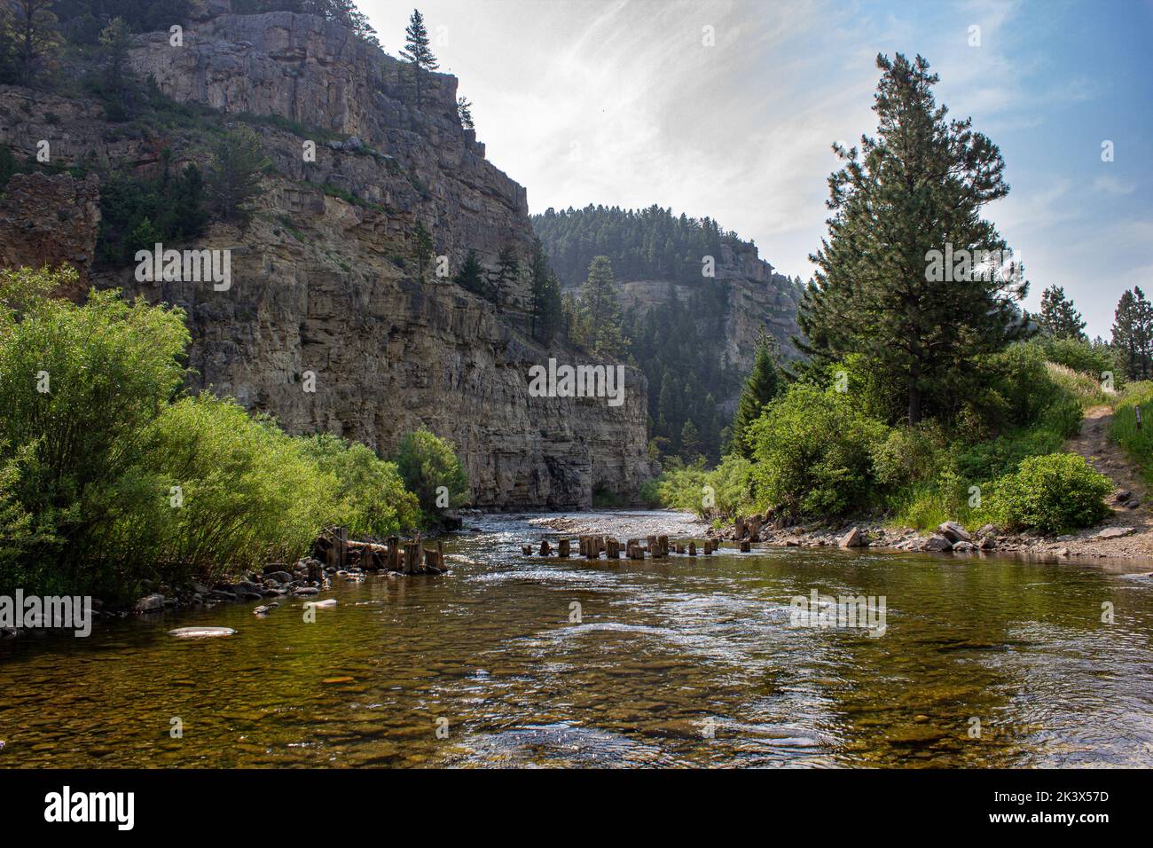 River in the Canyon Stock Photo - Alamy