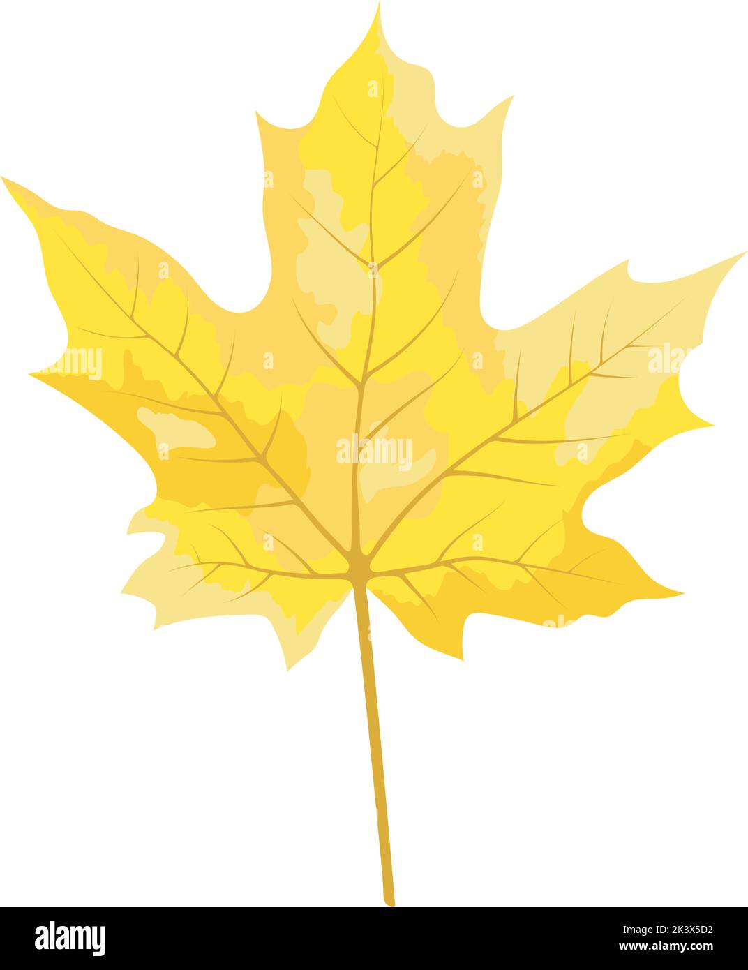 Autumn maple leaf. Leaf fall. Vector illustration Stock Vector Image ...