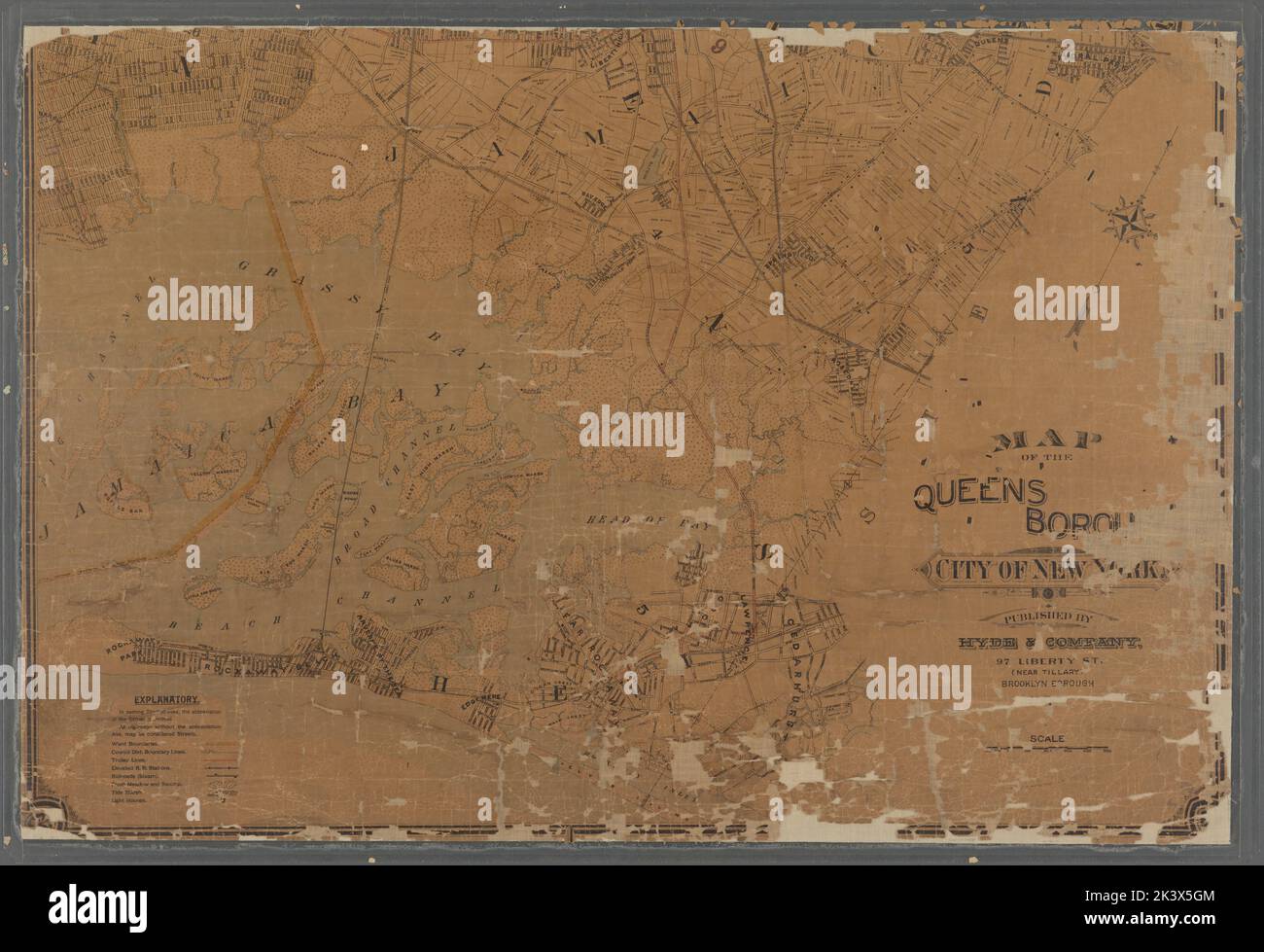 Map of the Queens Borough, city of New York Cartographic. Maps ...