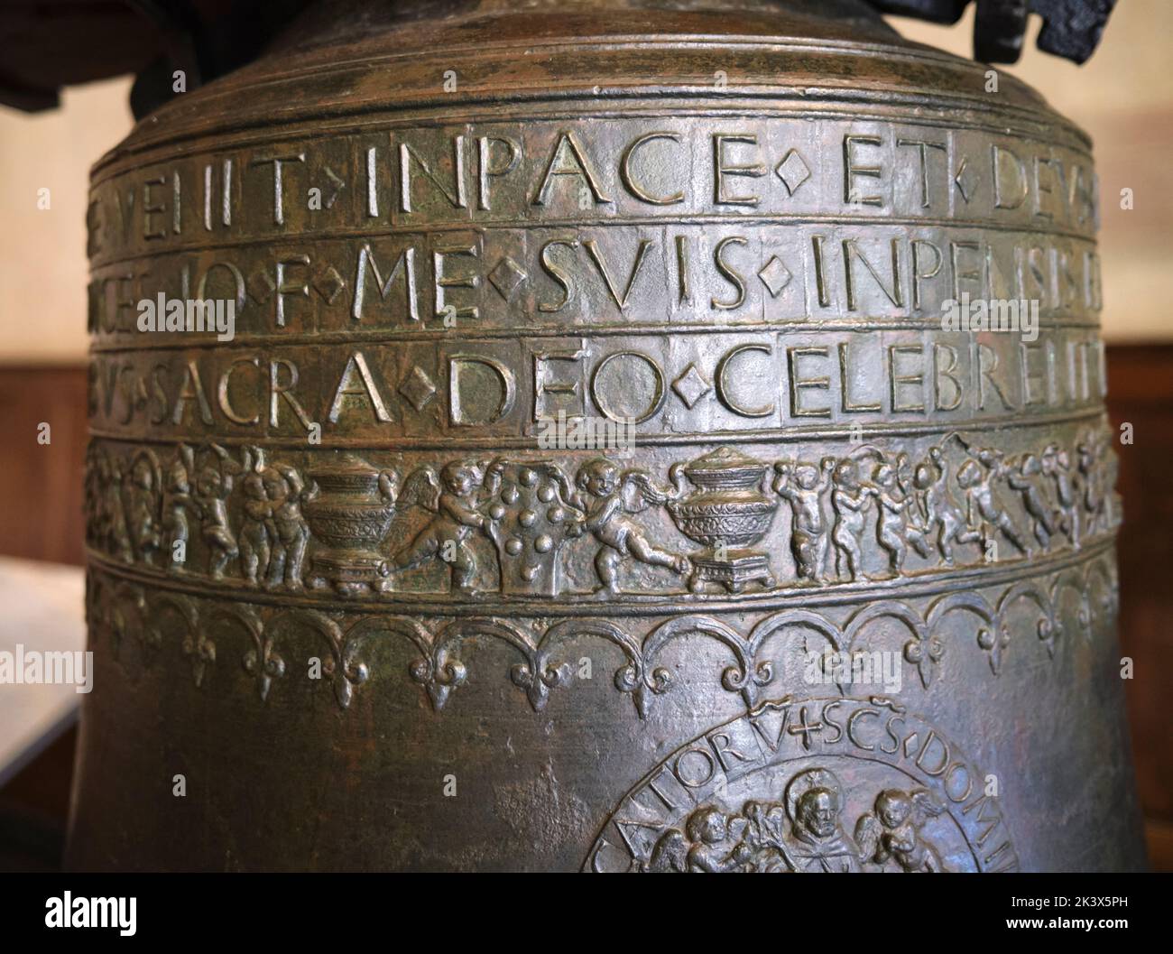 The Piagnona Church Bell in the Museum of San Marco Florence Italy ...