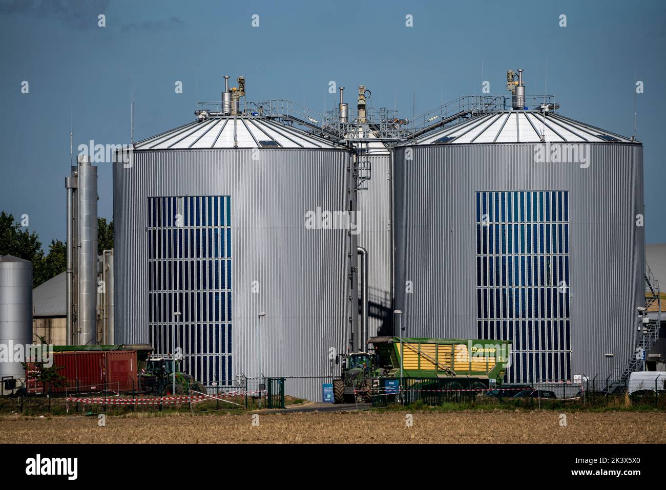 RWE biogas plant Bergheim-Paffendorf, here crops from regional ...
