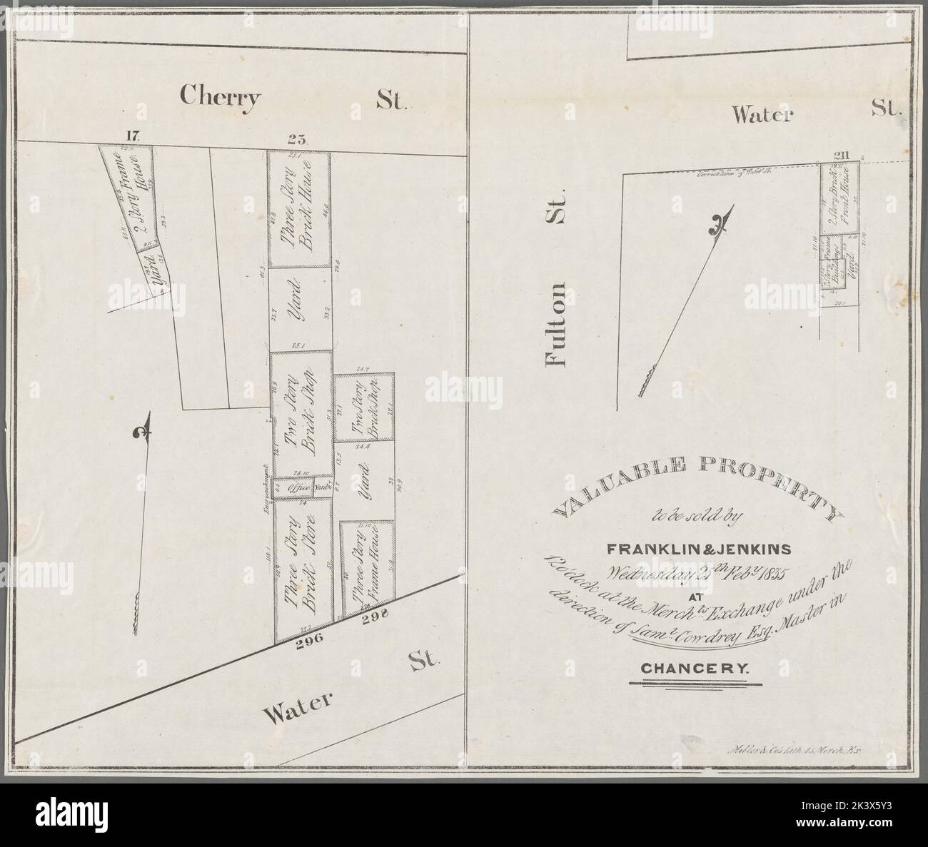 1835 new york map hi-res stock photography and images - Alamy