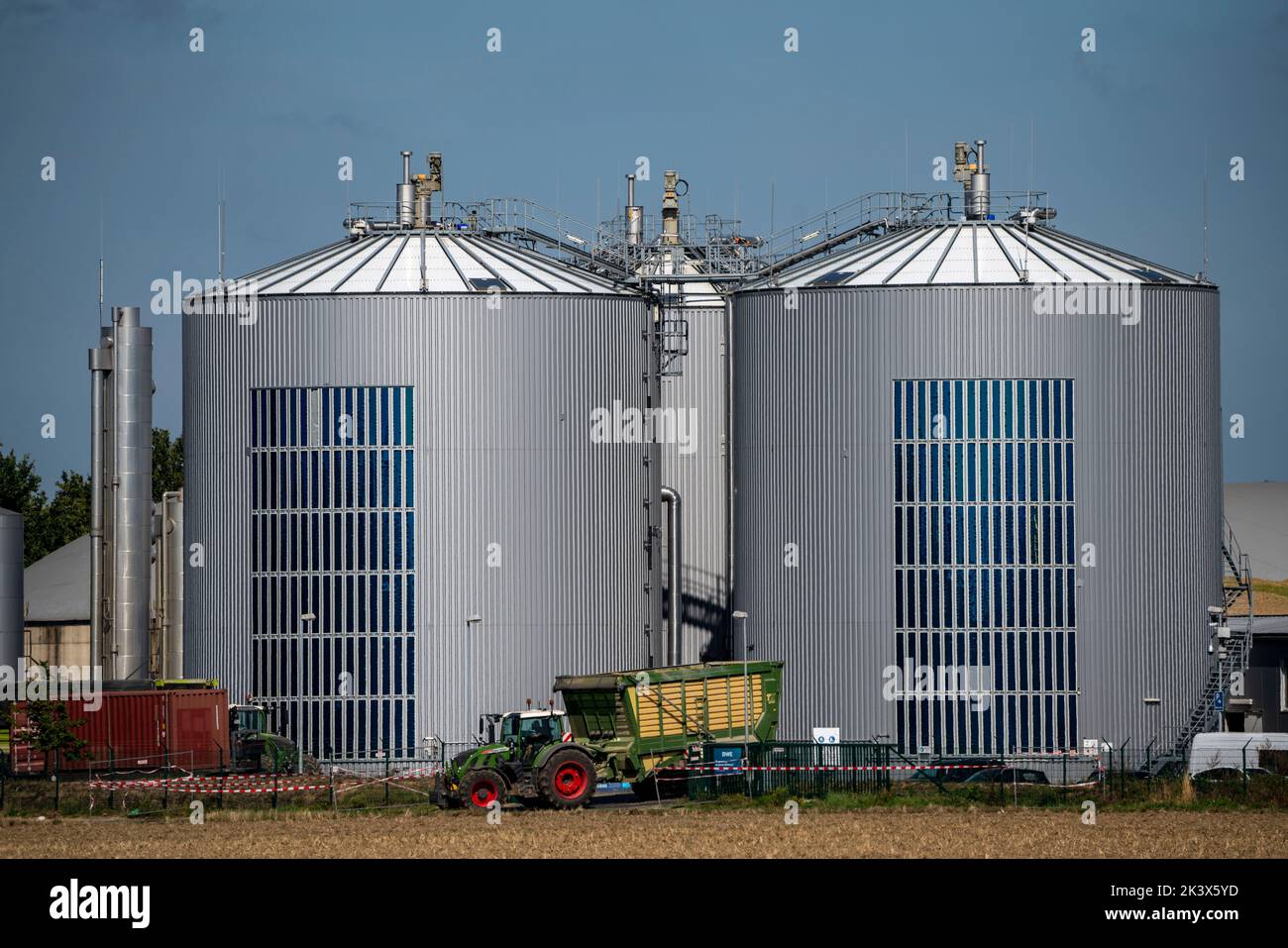RWE biogas plant Bergheim-Paffendorf, here crops from regional ...