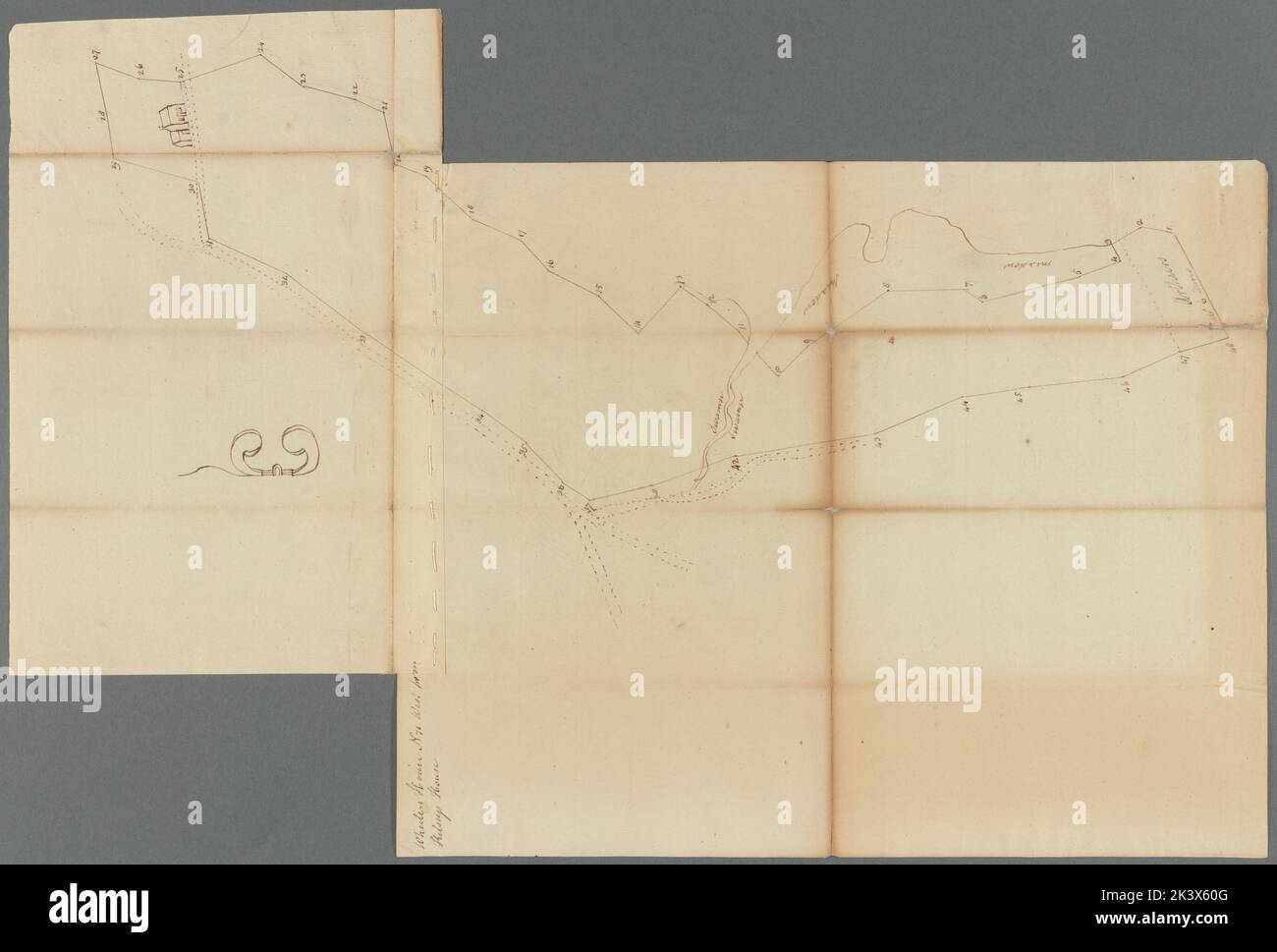 Michael Wheeler's farm 1780 - 1810. Cartographic. Maps, Surveys, land ...