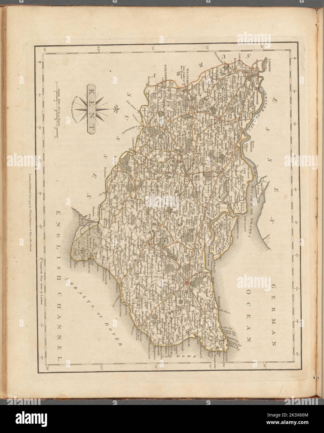 Kent text. Maps, Atlases. 1793. Lionel Pincus and Princess Firyal Map ...