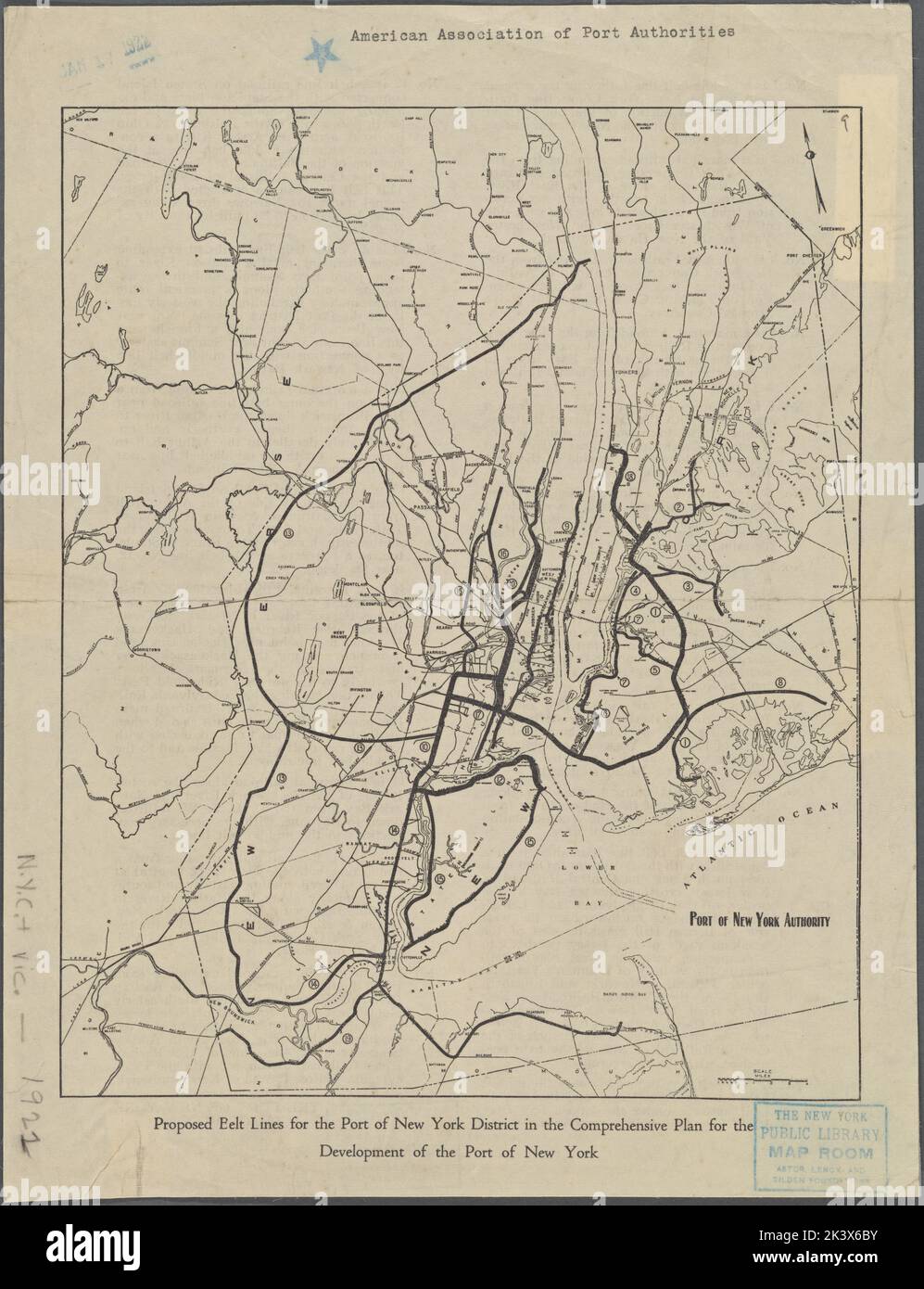 Proposed Belt Lines for the Port of New York District in the ...