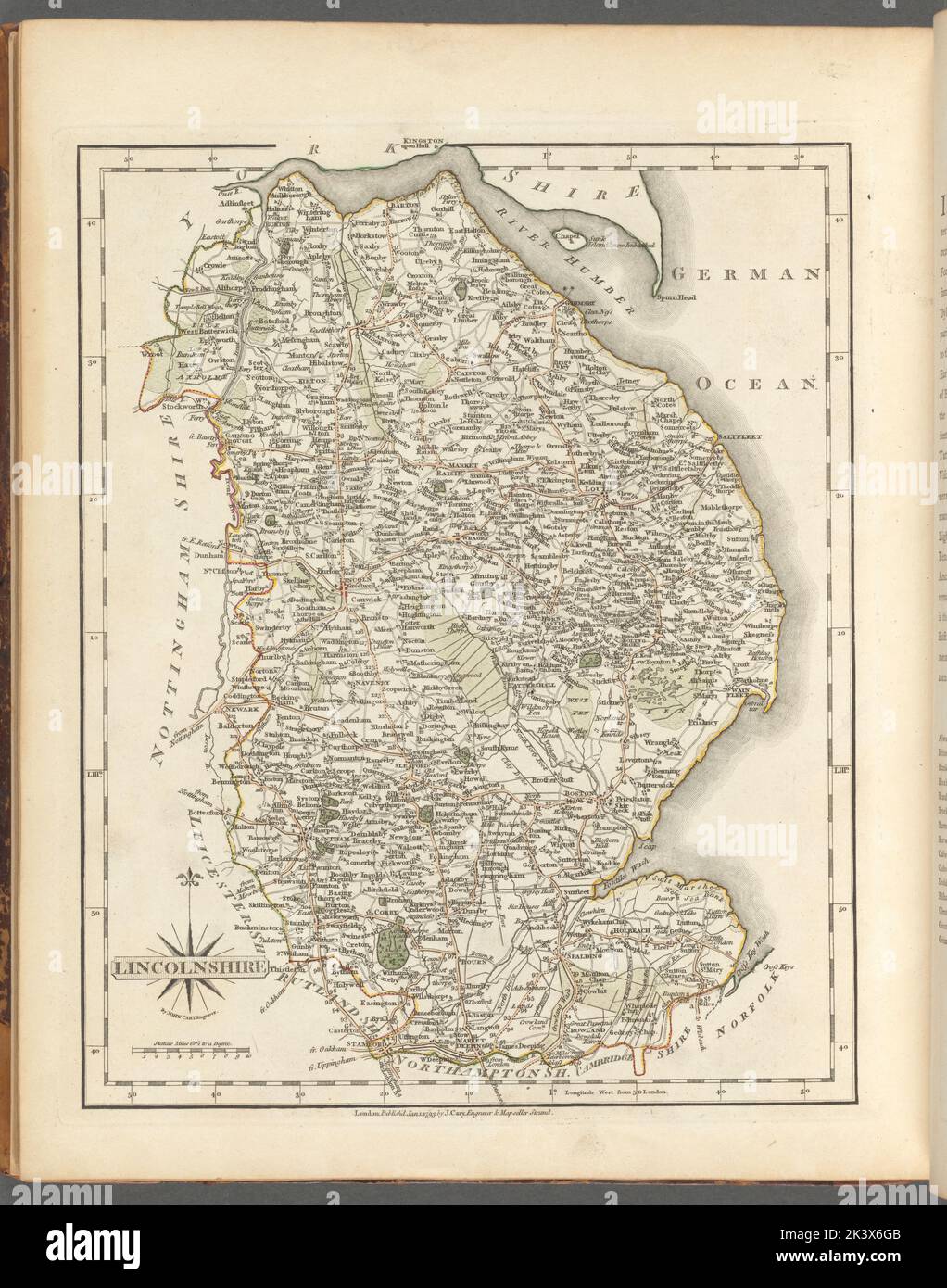 Lincolnshire text. Maps, Atlases. 1793. Lionel Pincus and Princess ...