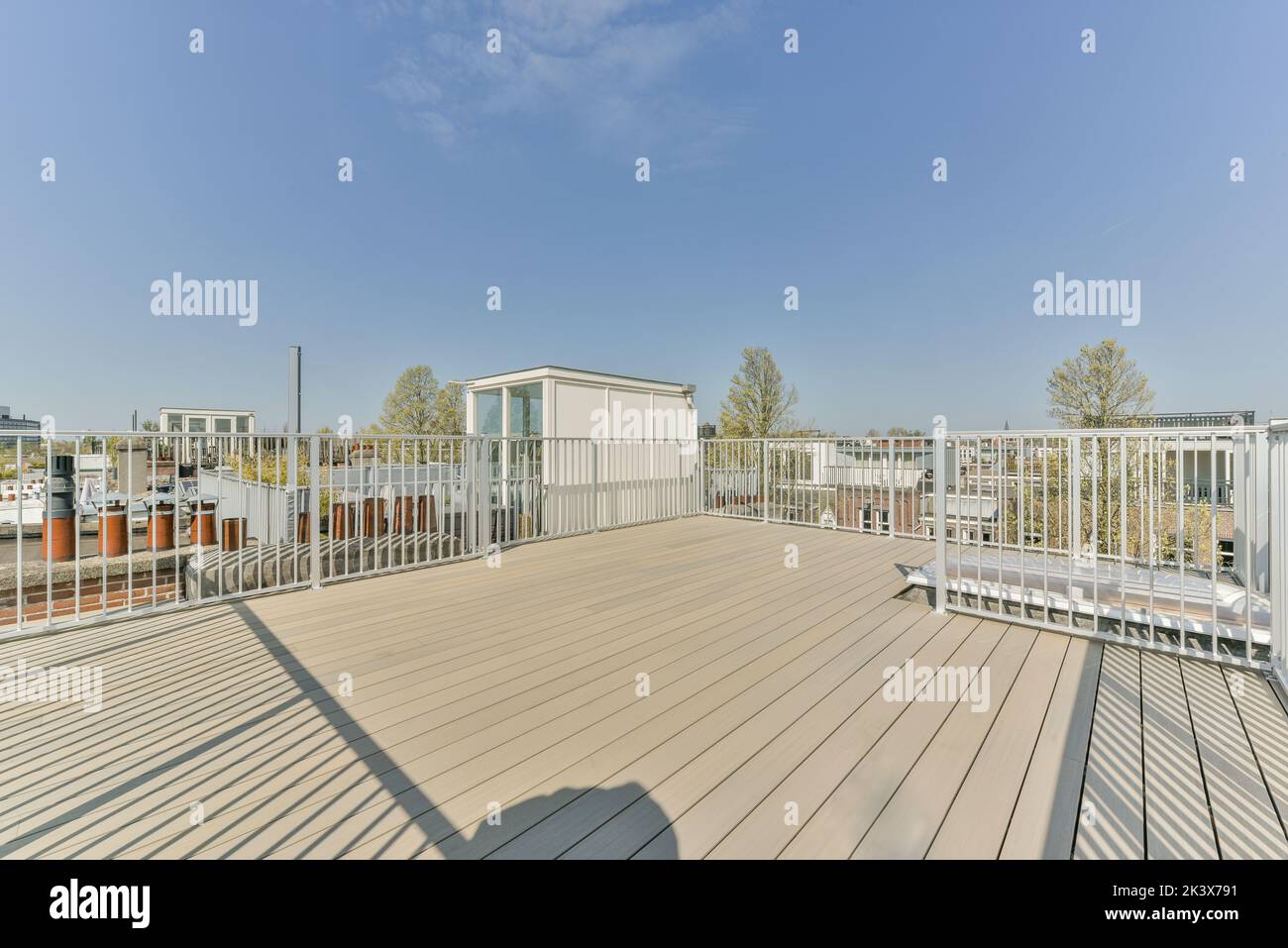 Open plan studio apartment with triangle shaped roof and construction ...