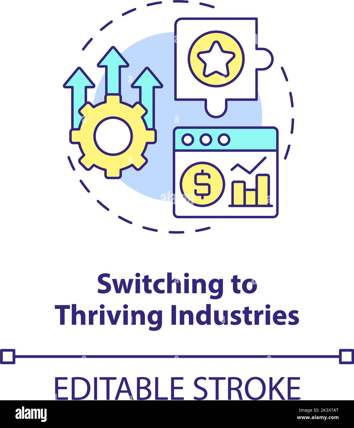 Thriving industry Stock Vector Images - Alamy