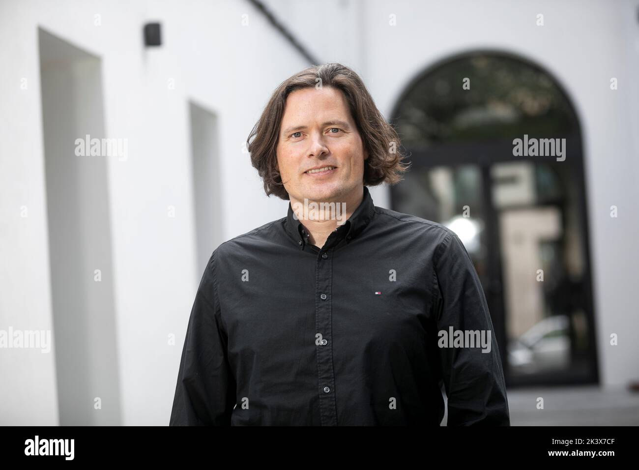 Jurgen Gawron poses for the photographer during celebrations to mark ...