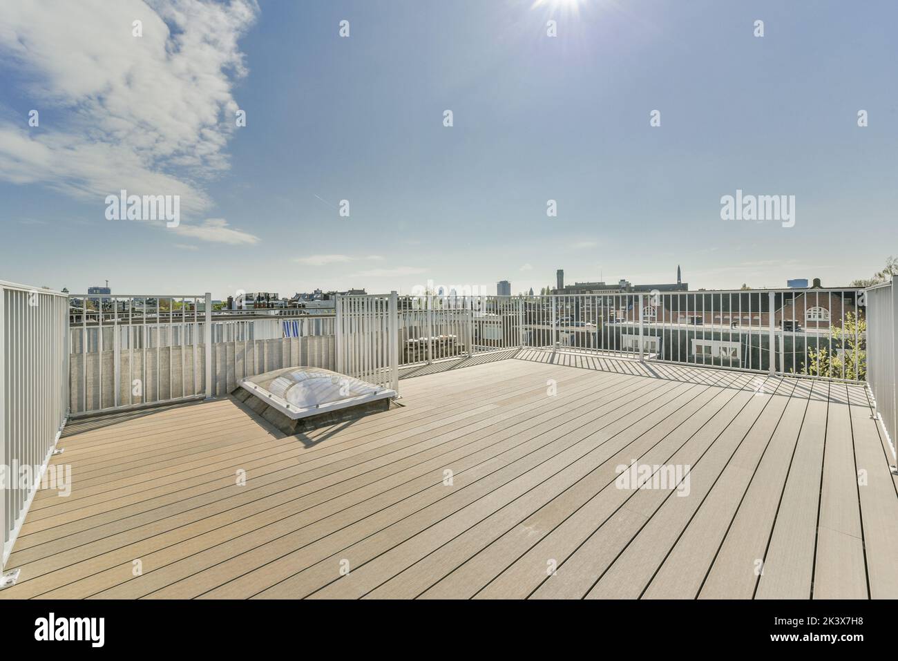 Open plan studio apartment with triangle shaped roof and construction ...