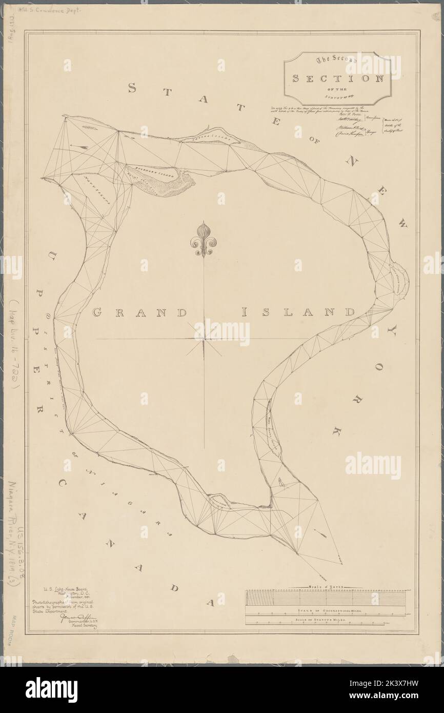The second section of the survey of 1819: Grand Island, N.Y. Grand ...
