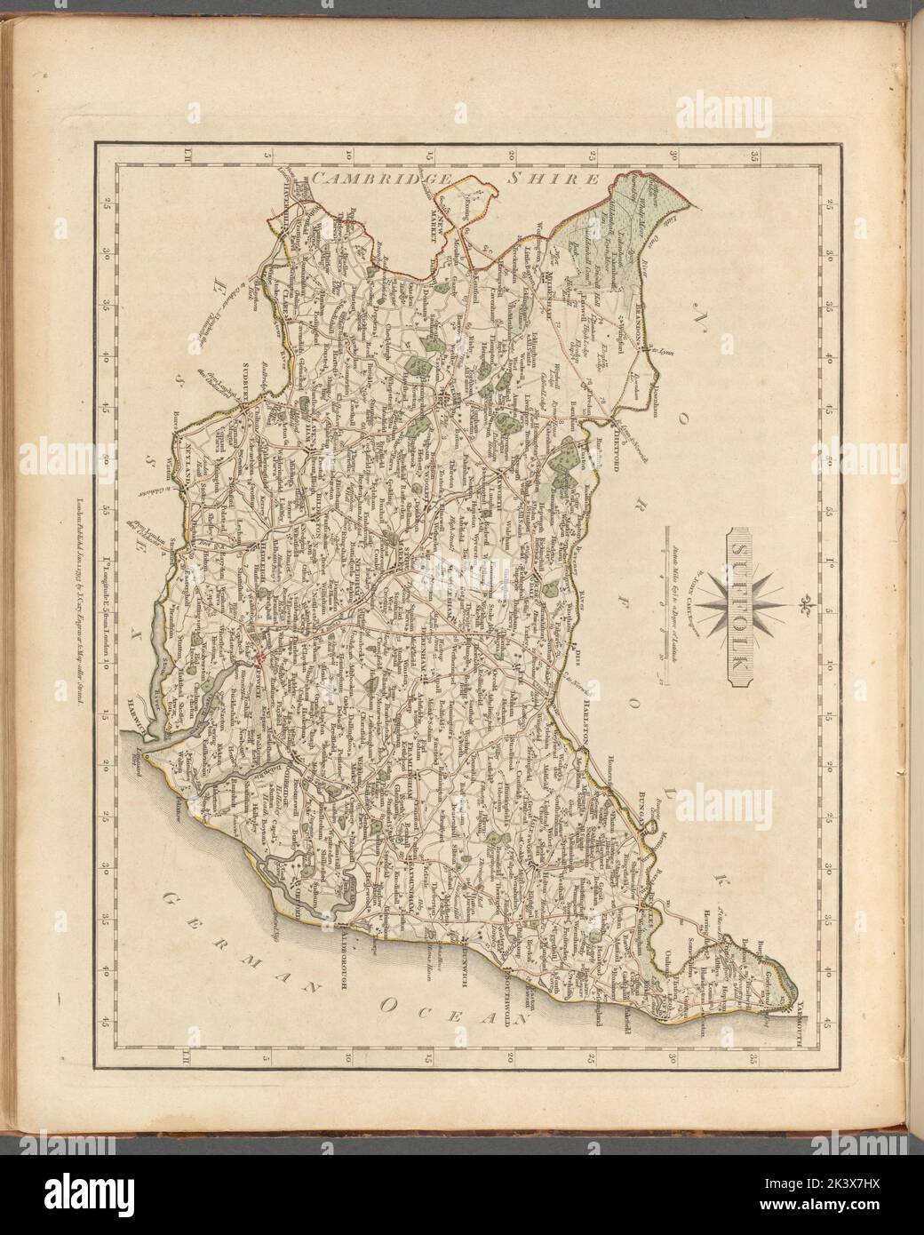 Suffolk text. Maps, Atlases. 1793. Lionel Pincus and Princess Firyal ...