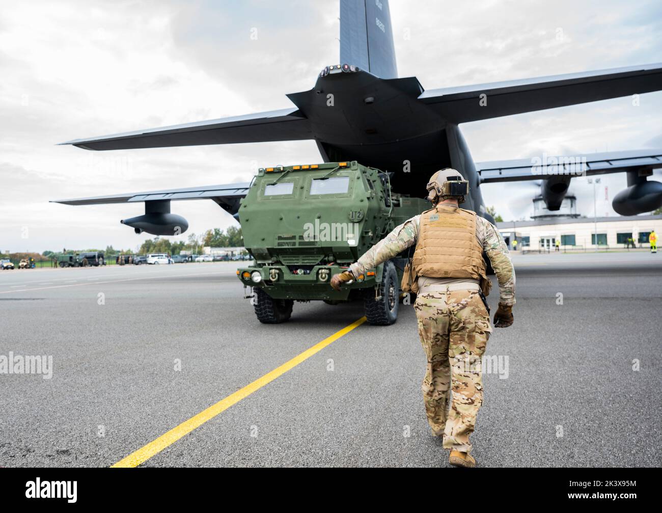A U.S. Air Force loadmaster assigned to the 352d Special Operations ...