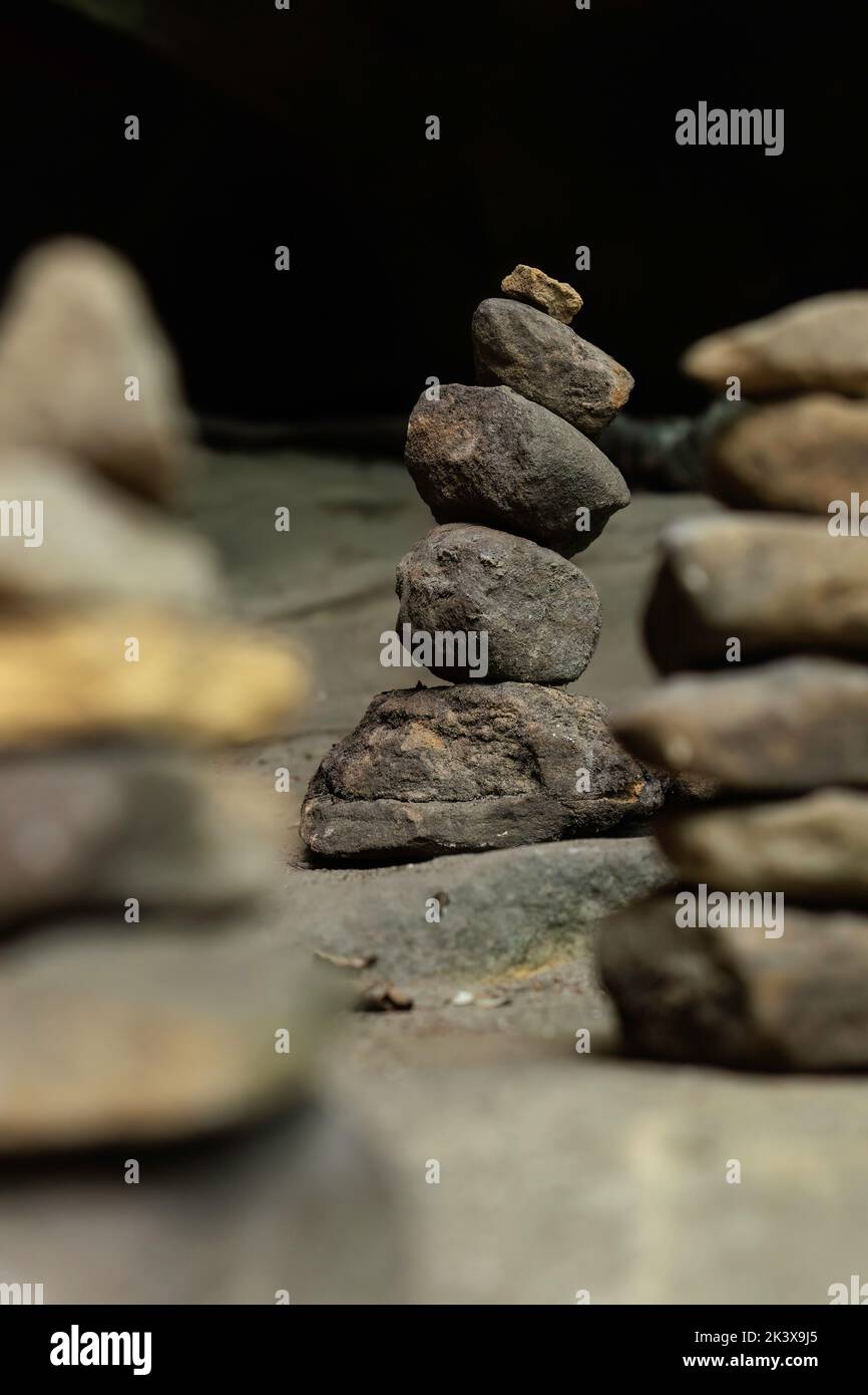 Cairns standing inside the Luxembourg little Switzerland (Mullerthal ...