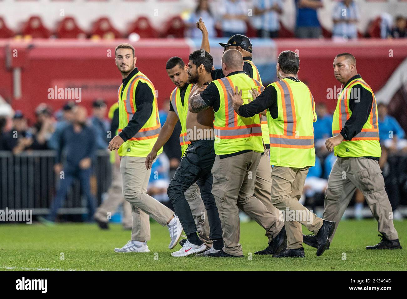 New York, New York, USA. 27th Sep, 2022. Intruder was apprehended by ...