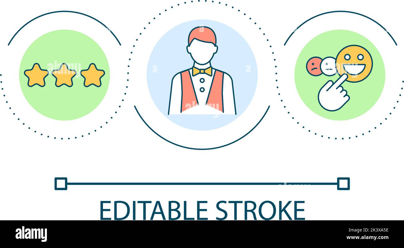 Outstanding customer service loop concept icon Stock Vector Image & Art ...