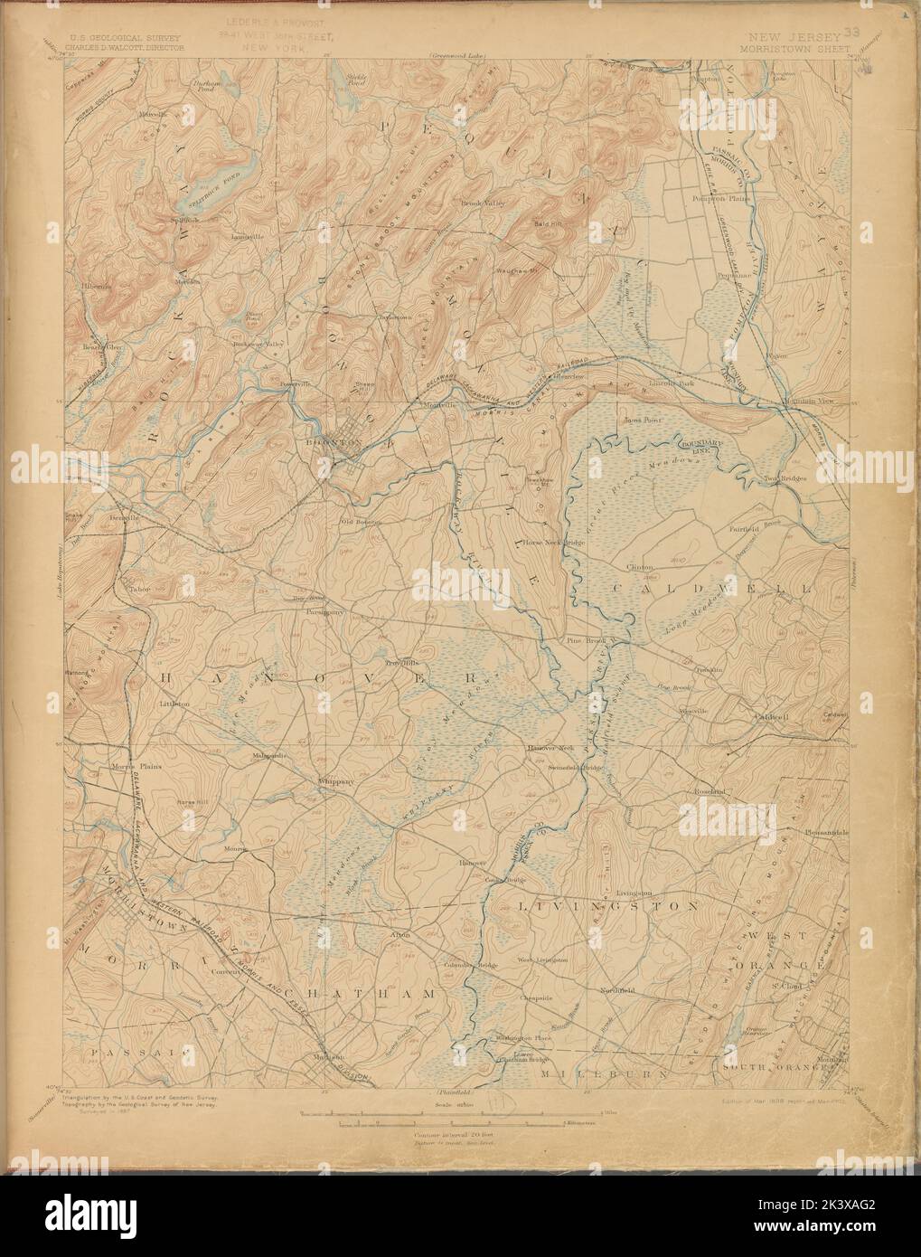 Morristown, survey of 1887, ed. of 1898, repr. 1902. 1899 - 1926 ...
