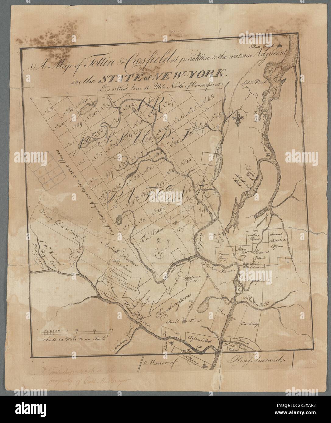 Tottin and Crossfield's purchase 1770 - 1800. Cartographic. Maps ...