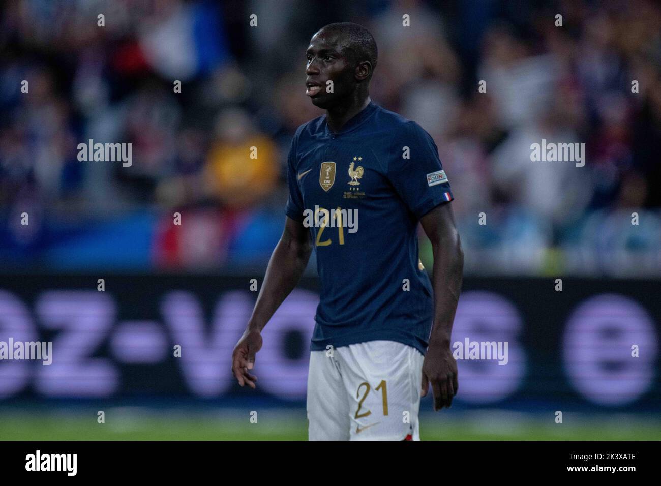 PARIS, FRANCE - SEPTEMBER 22: Ferland Mendy of France during the UEFA ...