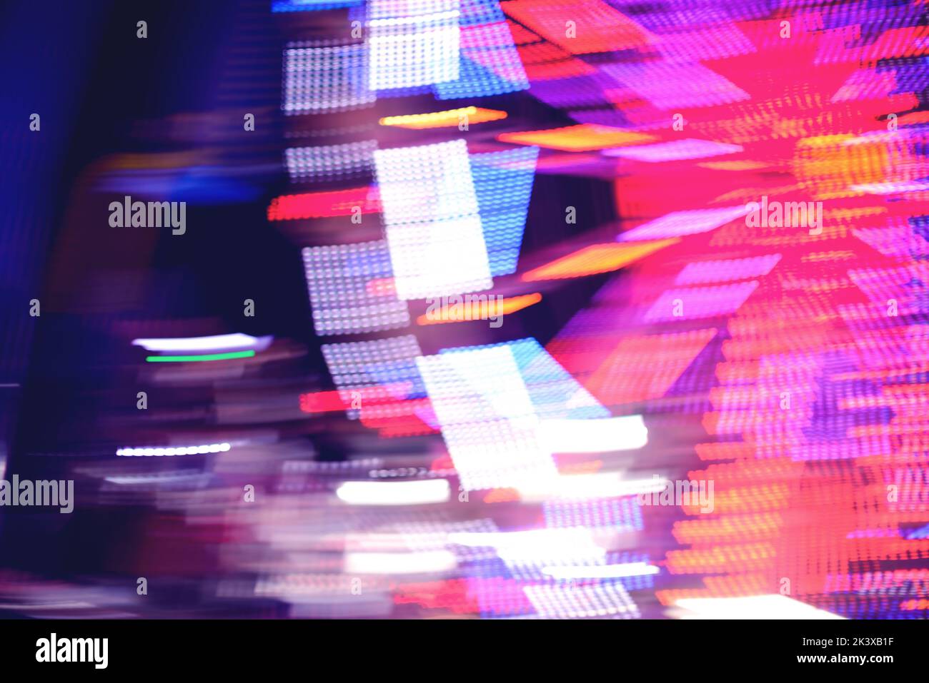 Abstract long exposure colorful lights background at night photo Stock ...