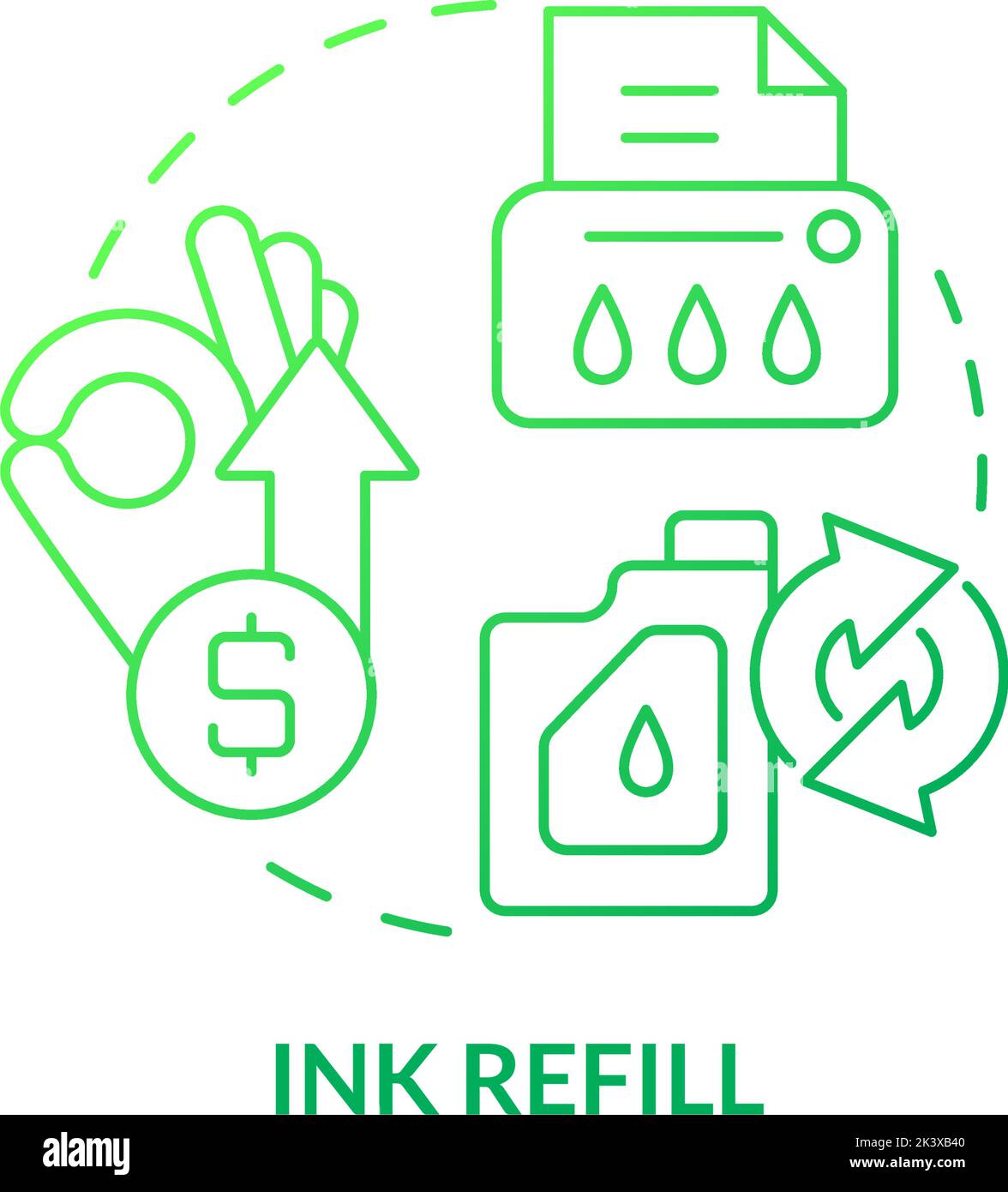 Refill ink Stock Vector Images - Alamy