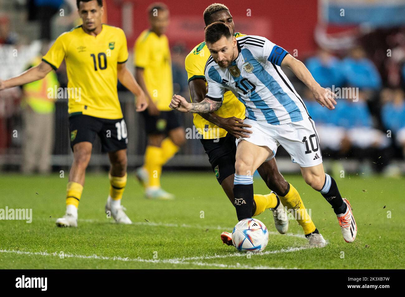New York, New York, USA. 27th Sep, 2022. Lionel Messi (10) of Argentina ...