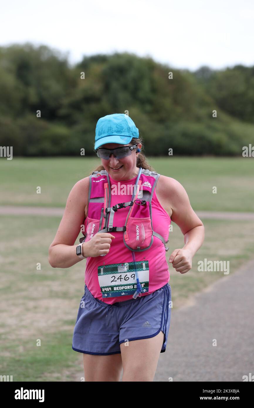 Anna Gilford ( Honey G ) completing in the 20 miles in the Bedford ...