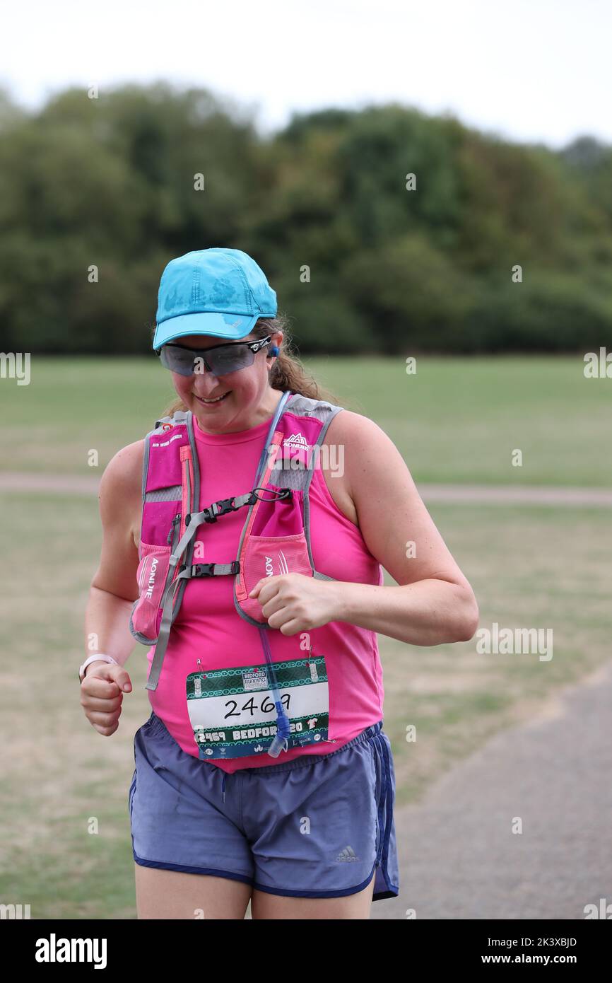 Anna Gilford ( Honey G ) completing in the 20 miles in the Bedford ...