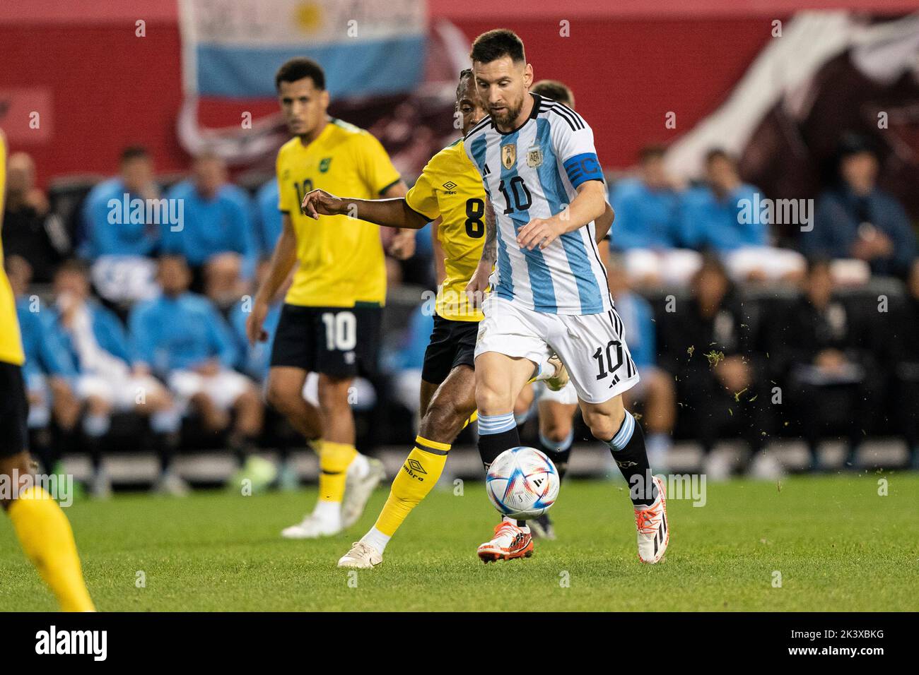 New York, New York, USA. 27th Sep, 2022. Lionel Messi (10) of Argentina ...