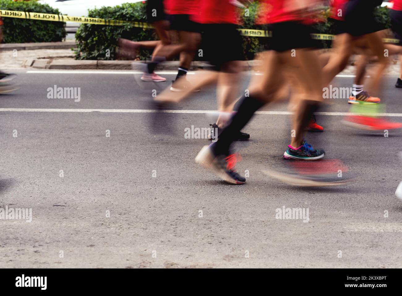 Izmir, Turkey - September 11, 2022: Close up shot feet of the ...
