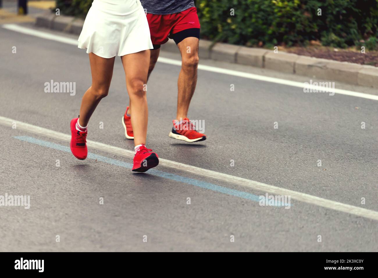 Izmir, Turkey - September 11, 2022: Close up shot feet of the two ...