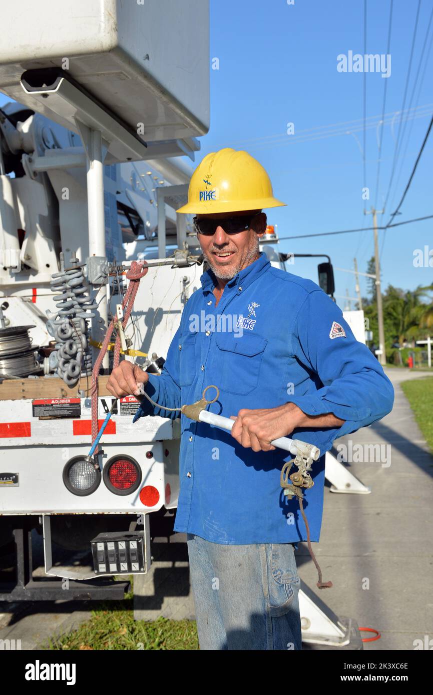 FORT LAUDERDALE, FL - SEPTEMBER 22, 2022: Hurricane Ian makes landfall ...