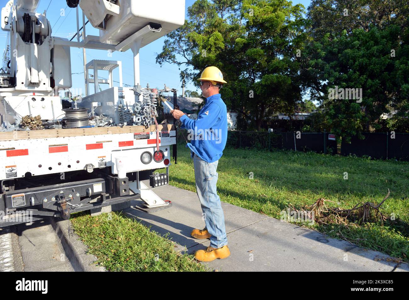 FORT LAUDERDALE, FL - SEPTEMBER 22, 2022: Hurricane Ian makes landfall ...