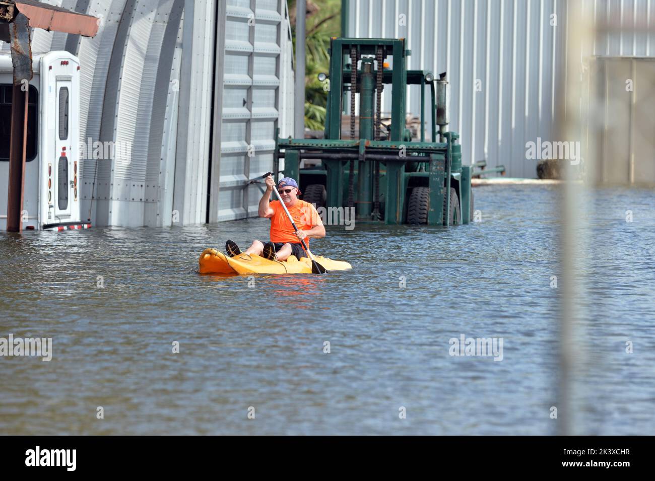 FORT LAUDERDALE, FL - SEPTEMBER 22, 2022: Hurricane Ian makes landfall ...