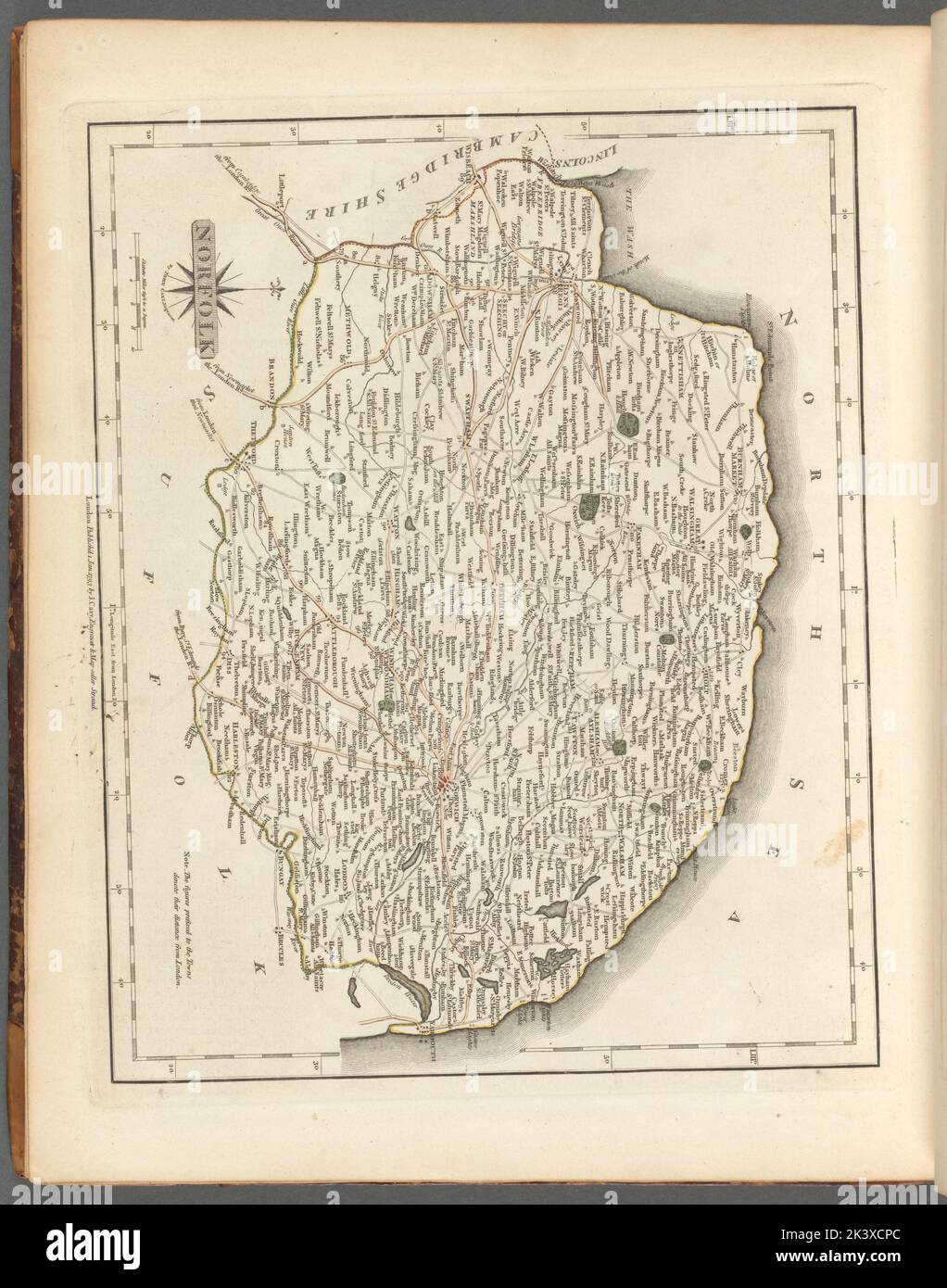 Norfolk text. Maps, Atlases. 1793. Lionel Pincus and Princess Firyal ...