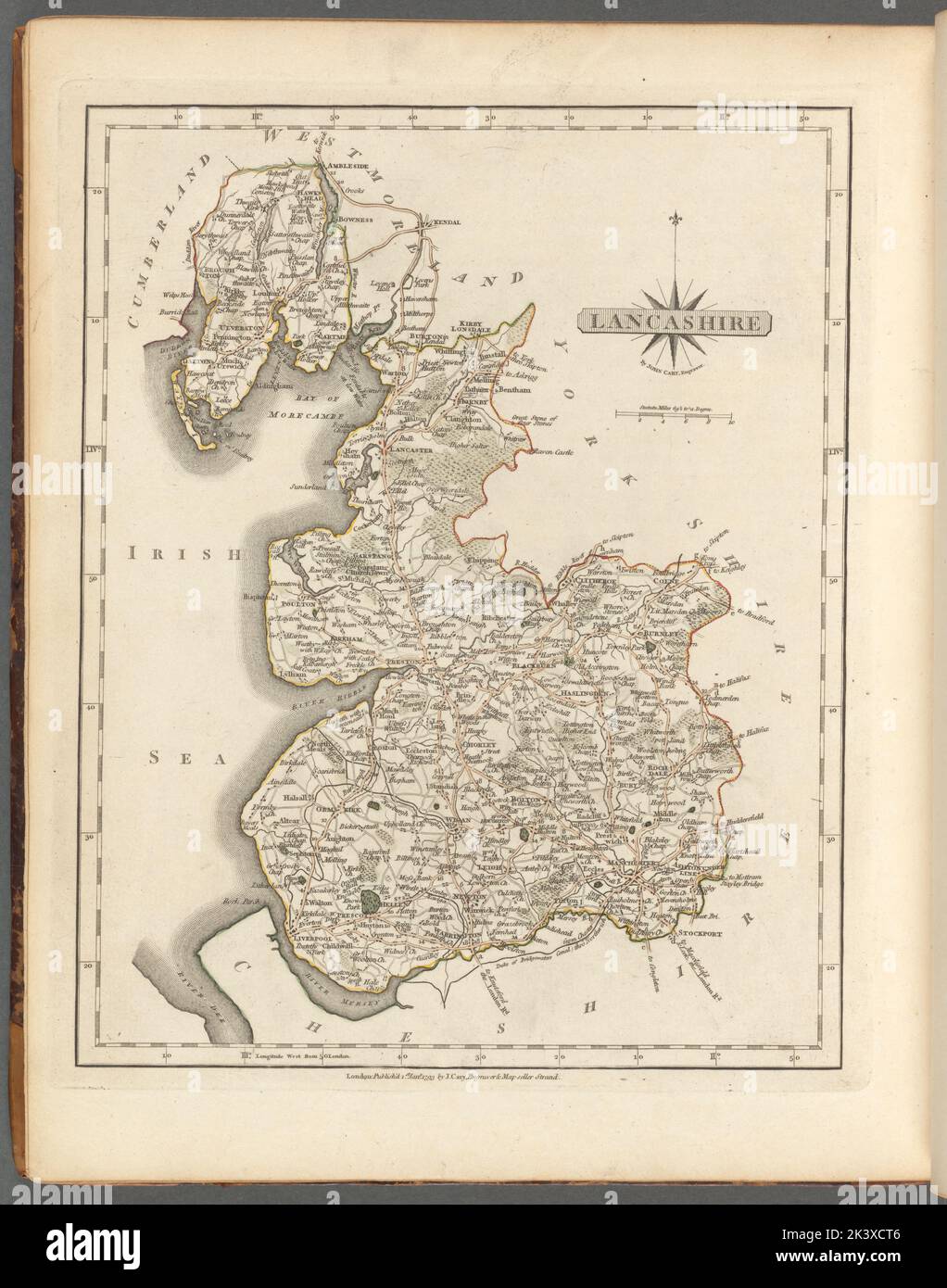 Lancashire text. Maps, Atlases. 1793. Lionel Pincus and Princess Firyal ...