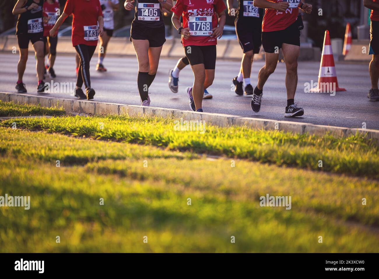 Izmir, Turkey - September 11, 2022: Close up shot feet of the ...