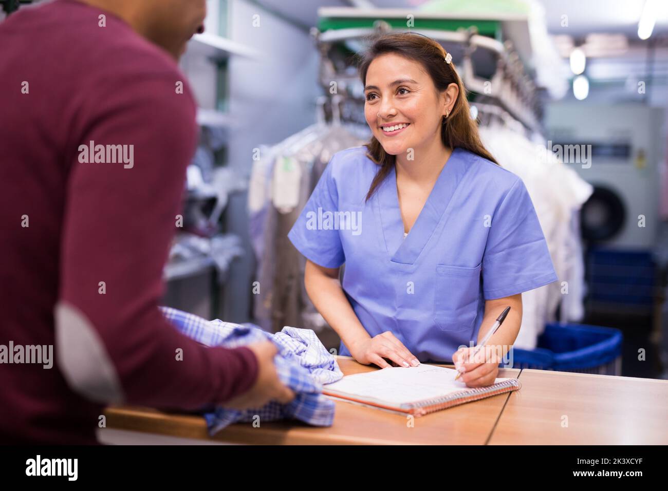 Female care service staff cleaning hi-res stock photography and images ...