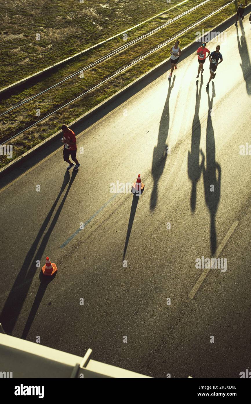 Top view competition in hi-res stock photography and images - Alamy