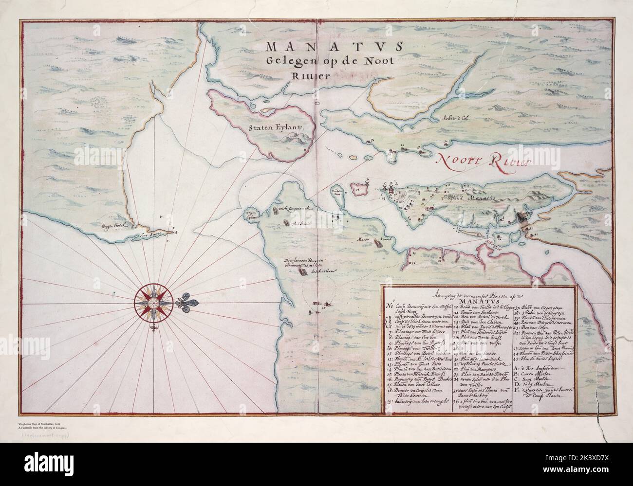 Vingboons map of Manhattan, 1639 : a facsimile from the Library of ...