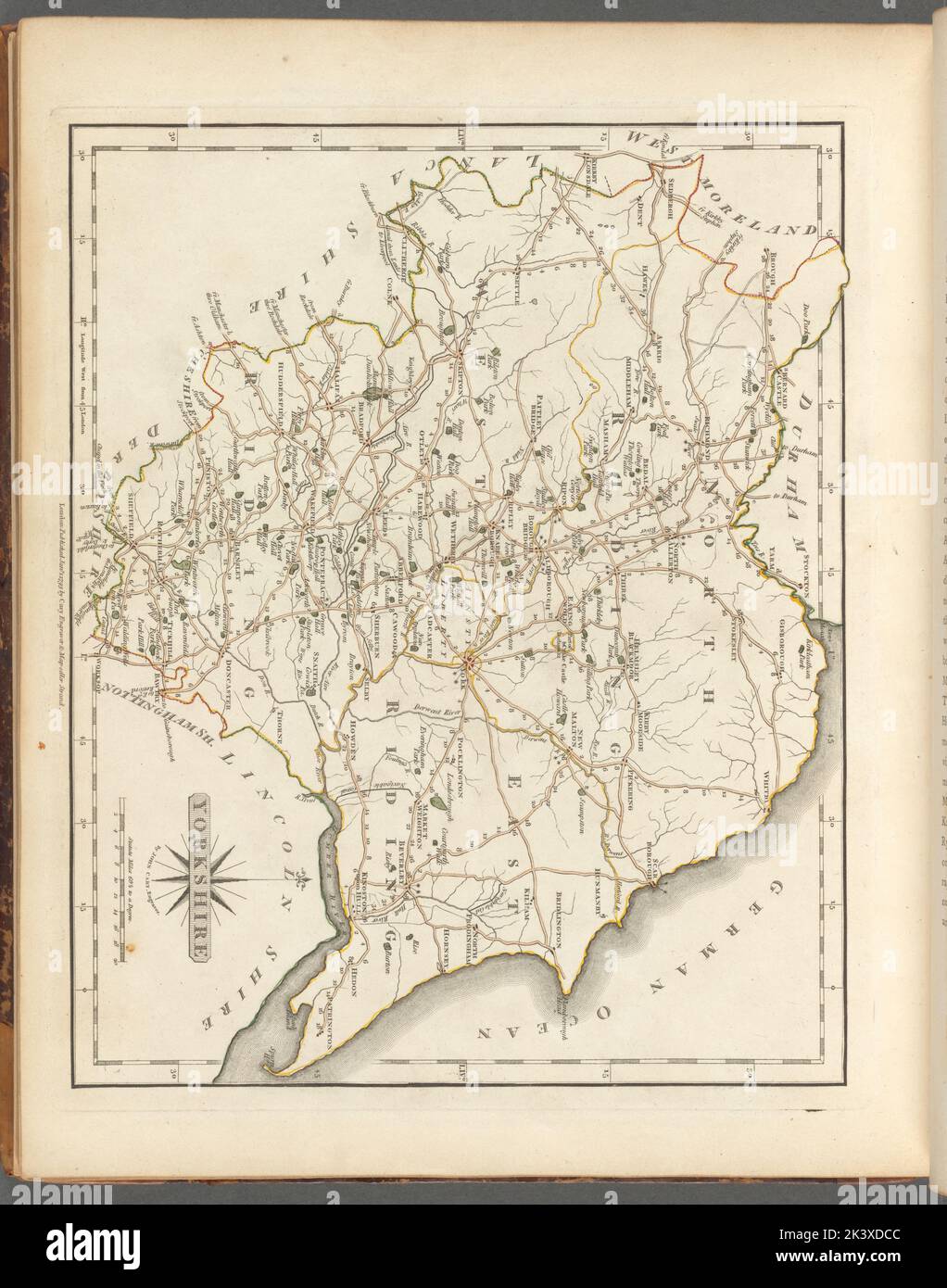 Yorkshire text. Maps, Atlases. 1793. Lionel Pincus and Princess Firyal ...