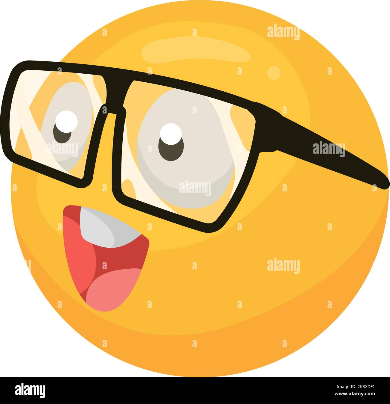 emoji genius 3d style Stock Vector Image & Art - Alamy