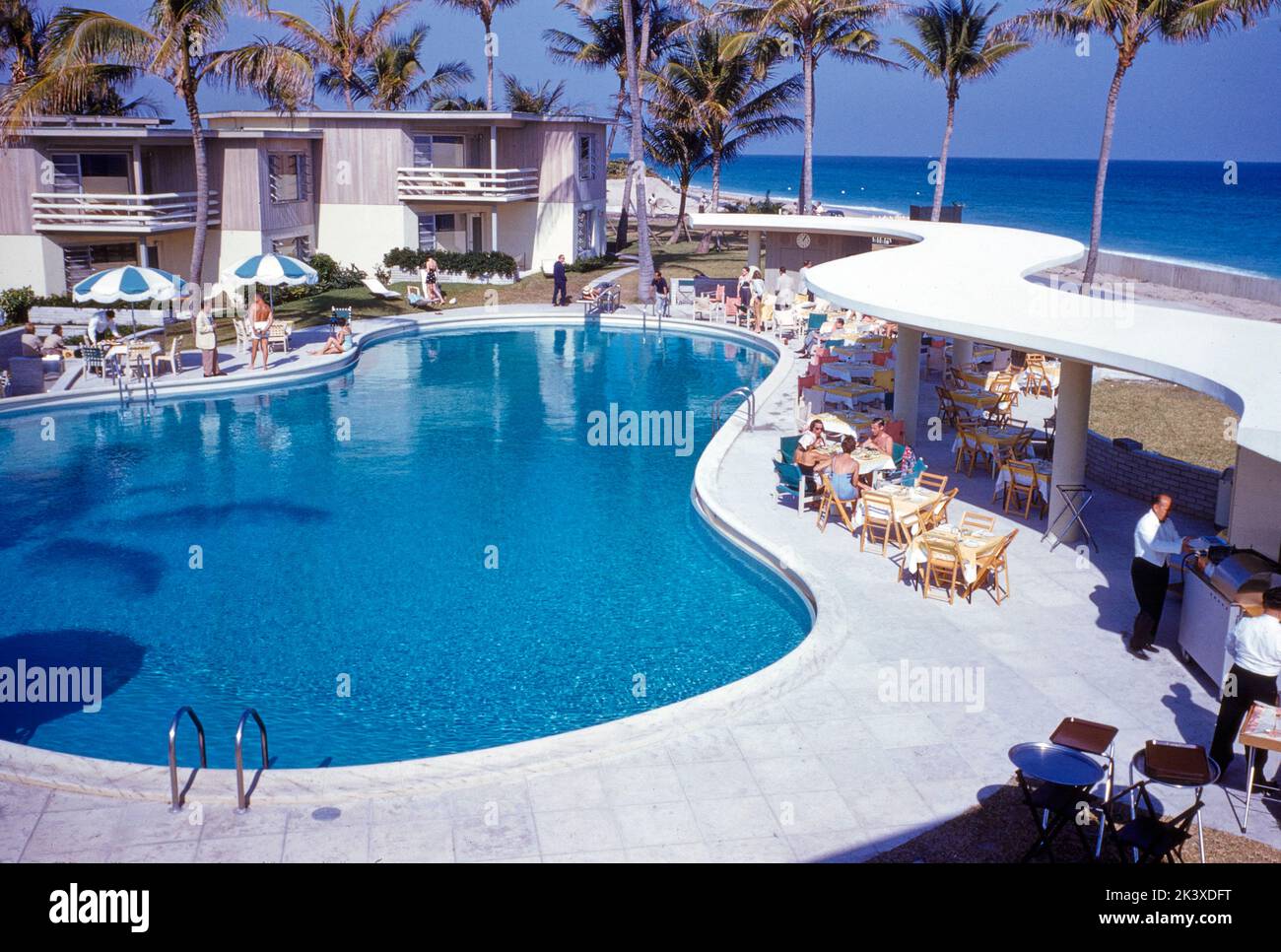 1950s pool hi-res stock photography and images - Alamy