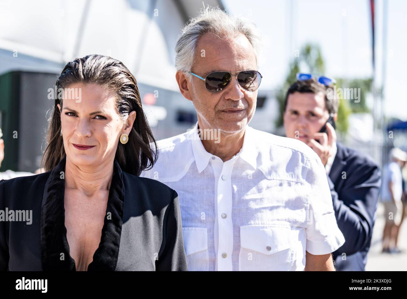 Monza, Italy. , . Andrea Bocelli, italian tenor, Parco di Monza ...