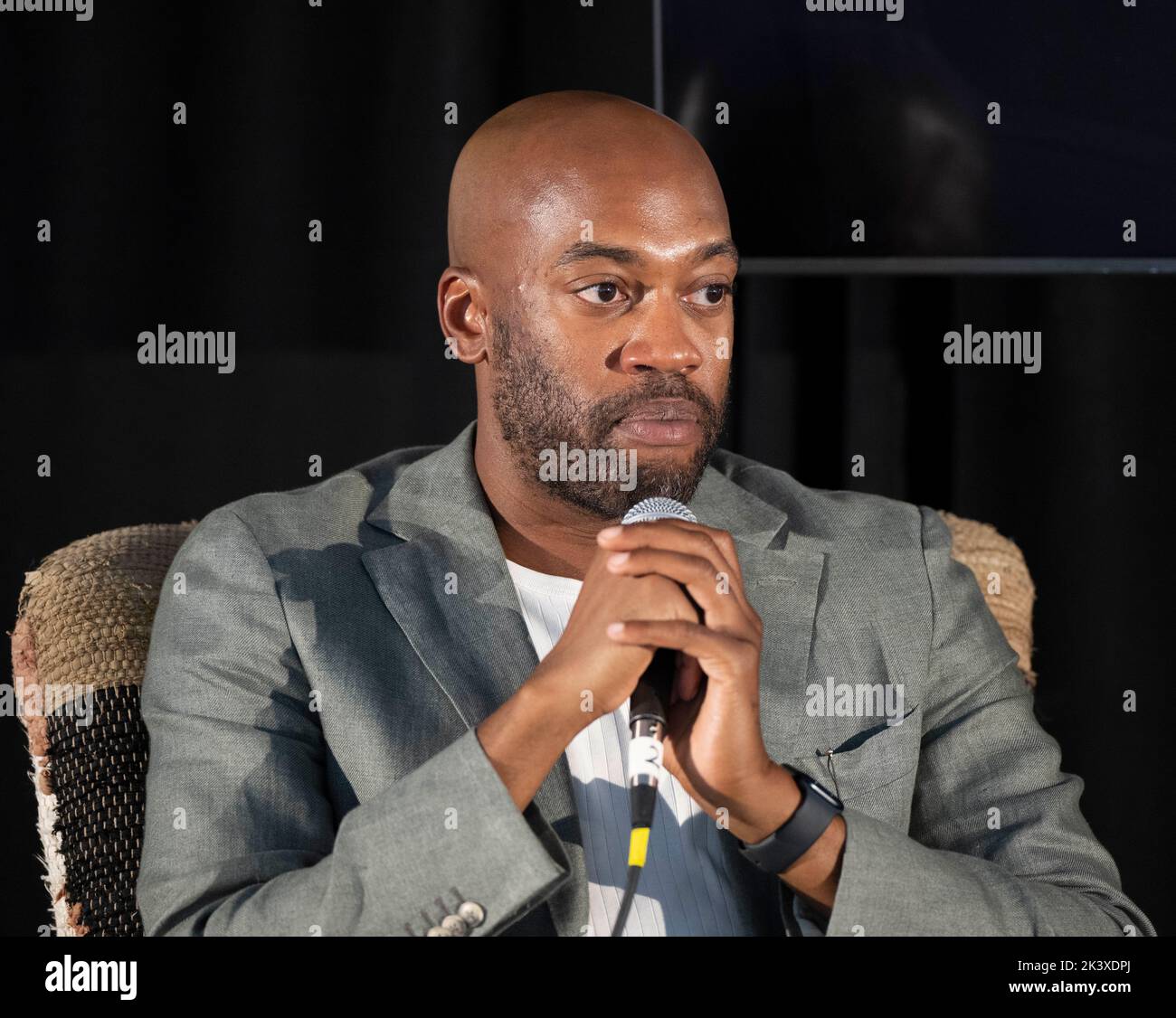 Austin, TX, USA. 24th Sep, 2022. Host of ''Vultures Into Il'' podcast ...