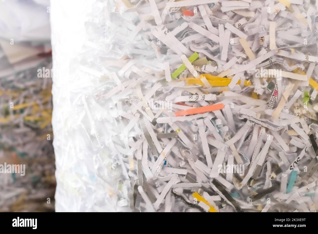 Shredded secret documents, industrial confidential information Stock ...